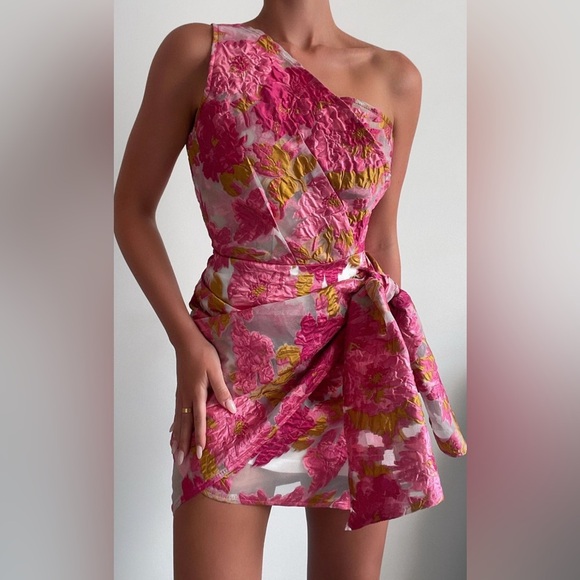 Showpo. | Dresses | Showpo Brailey Mini Dress In Pink Floral Size 2 Nwt ...